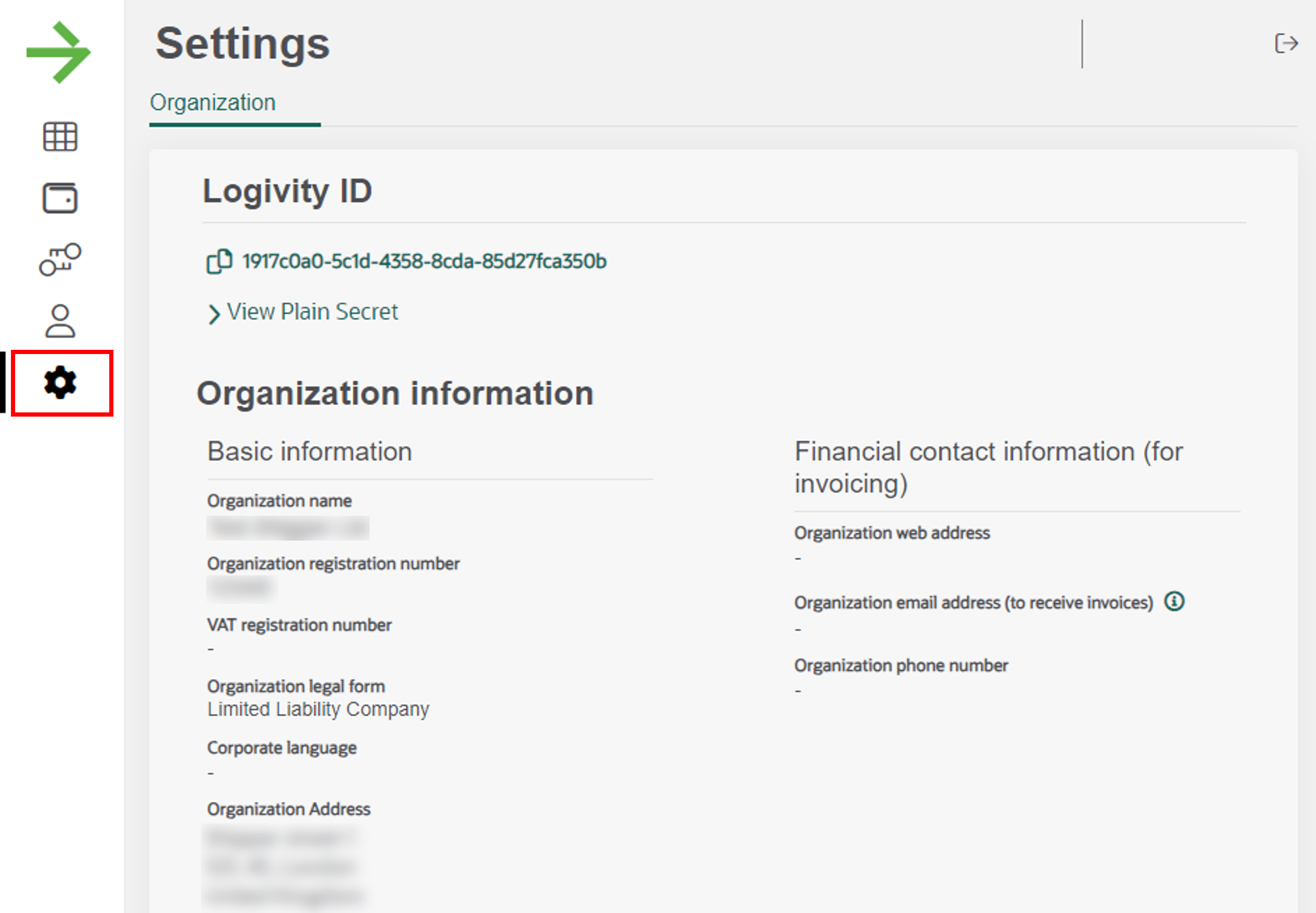 How to find your organization information? – Logivity AB