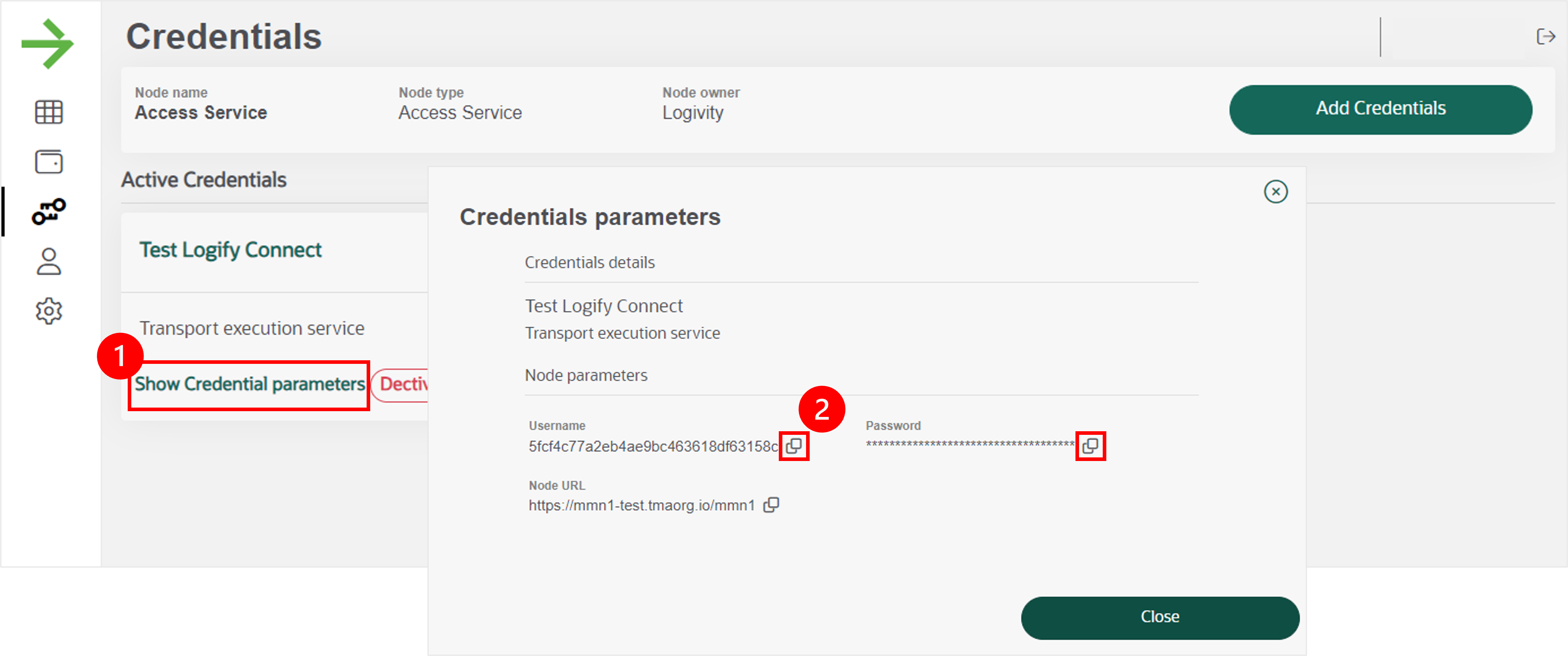 Set up your Access Service Connection – Logivity AB Set up your Access Service Connection – Logivity AB