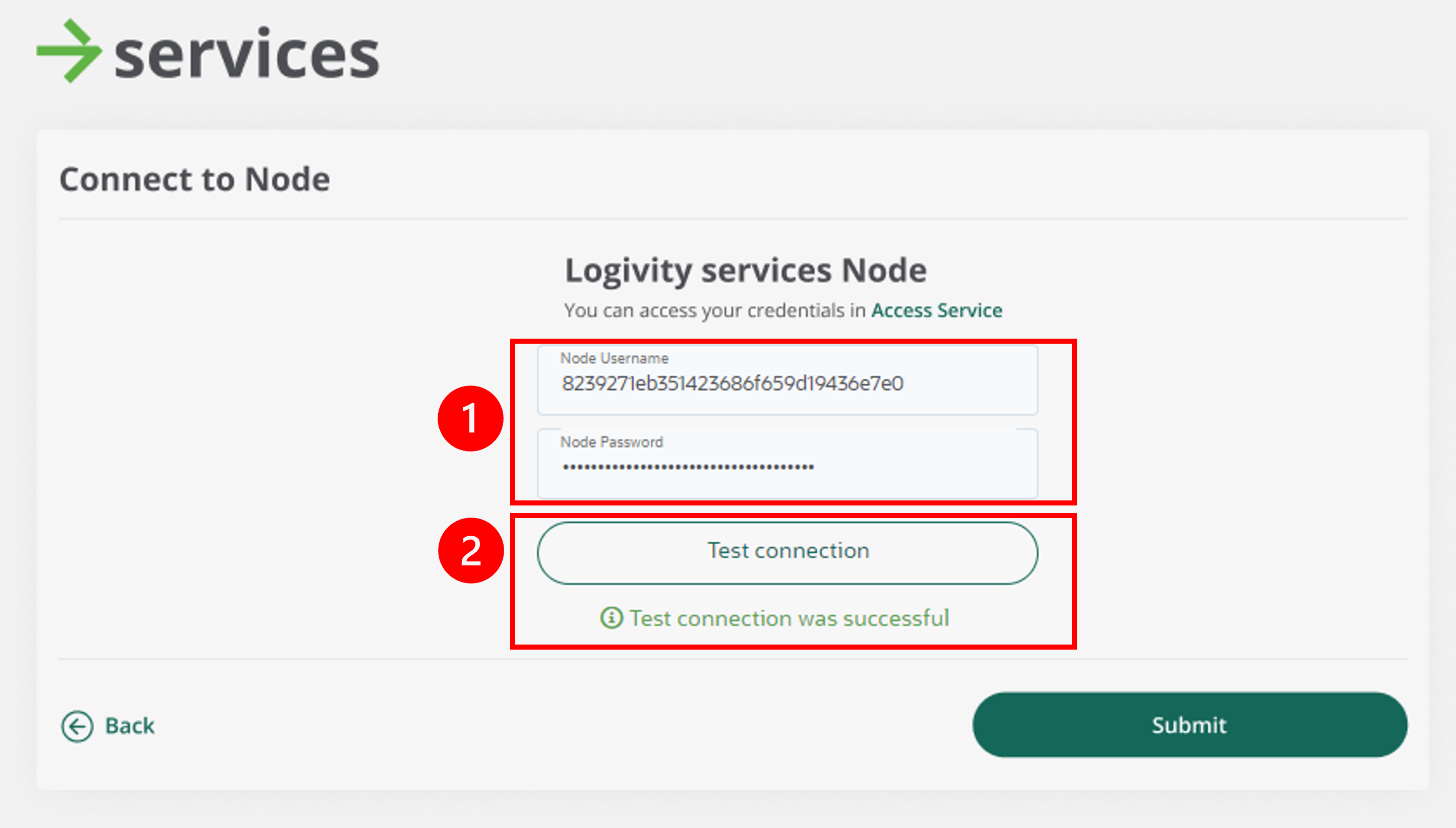 Set up your Access Service Connection – Logivity AB Set up your Access Service Connection – Logivity AB